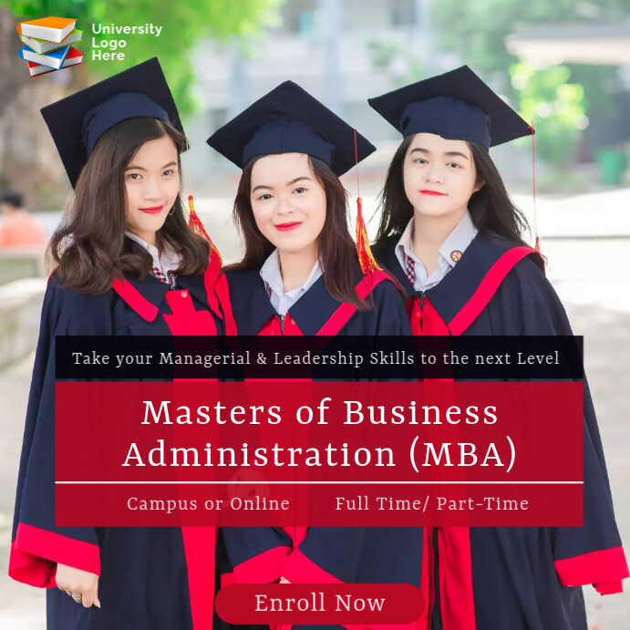 Red Professional College Advertisement Instagram Post Template ...