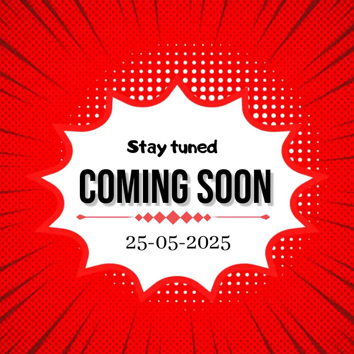 Red Professional Coming Soon Announcement Ins Template | PosterMyWall