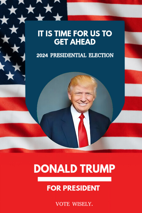 Red Professional Election Posters Poster Template | PosterMyWall