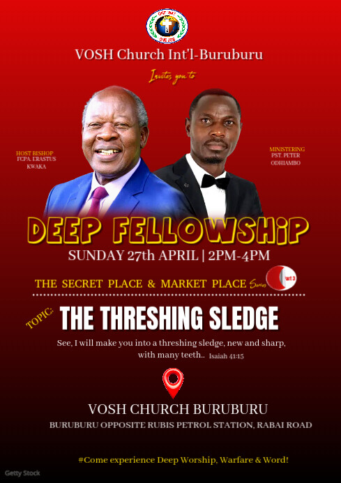 Copy of Red Professional Fellowship A3 | PosterMyWall