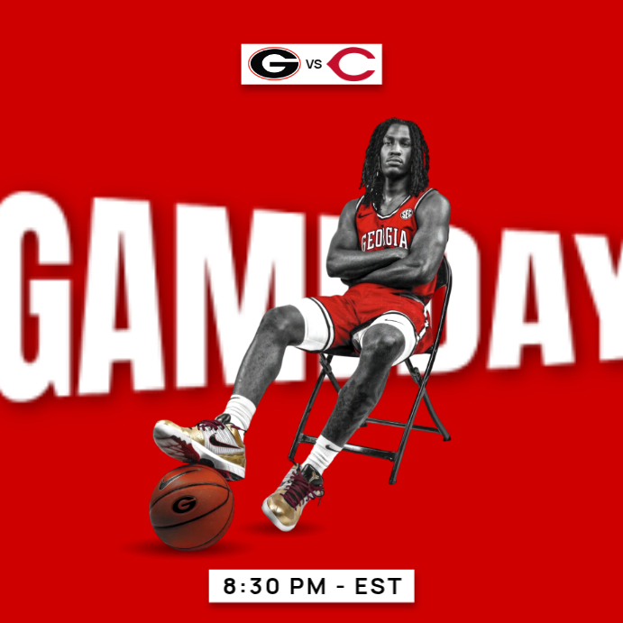 Red Professional Football Gameday Instagram Post Template | PosterMyWall