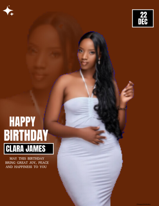 Red Professional Happy Birthday Design Flyer (us Letter) Template ...