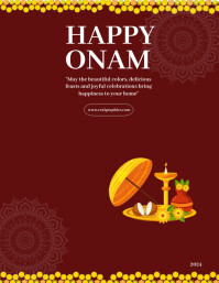 Happy ONAM Flyer 2024 Template | PosterMyWall