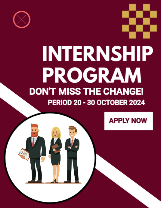 Copy of Red Professional Internship Program Flyer (us Letter ...