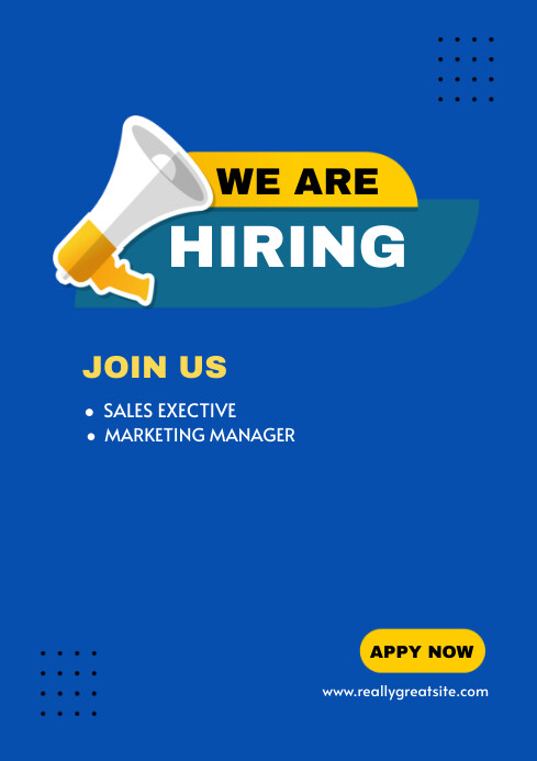 Copy of Red Professional Job Hiring Post A2 | PosterMyWall