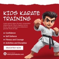 Professional Karate Poster In Instagram Post Template | PosterMyWall