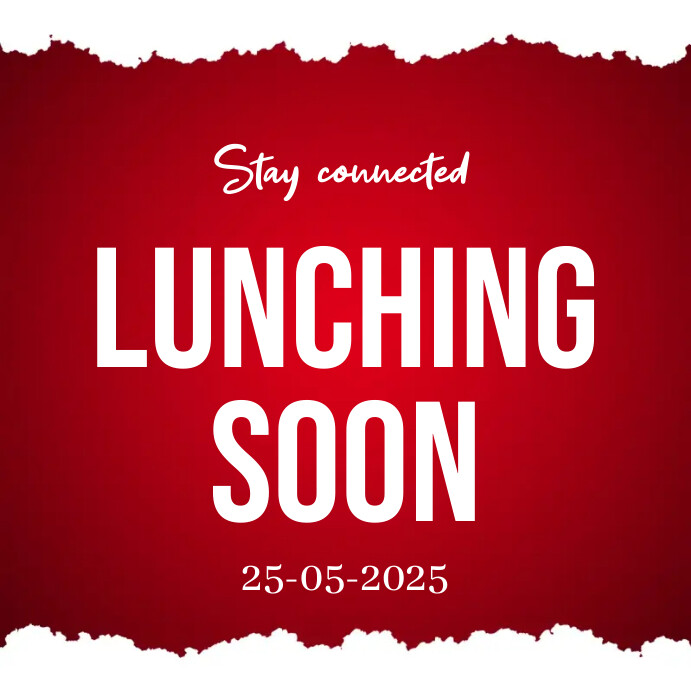 Modèle Red Professional Launching Soon Posters Inst | PosterMyWall