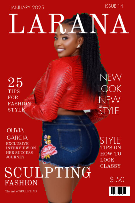 Copy of Red Professional Magazine Cover Design Poster | PosterMyWall