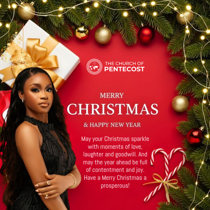 Red Professional Merry Christmas Instagram Post Template | PosterMyWall