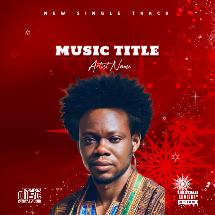 Copy of Red Professional Music Cover Square (1:1) | PosterMyWall