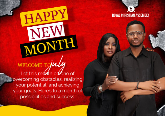 Red Professional New Month Flyers A5 Template | PosterMyWall