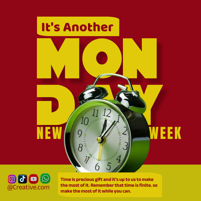 Red Professional New Week Flyer Template | PosterMyWall