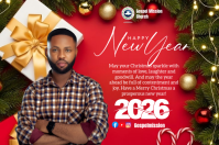 Red Professional New Year Flyers Poster Template | PosterMyWall