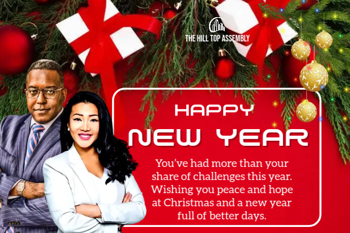 Red Professional New Year Poster Template | PosterMyWall