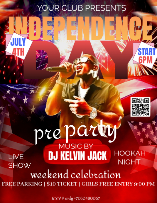 Red Professional Party Flyer (us Letter) Template | PosterMyWall