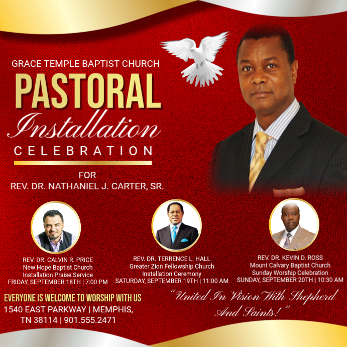 Pastoral Installation Celebration Template | PosterMyWall
