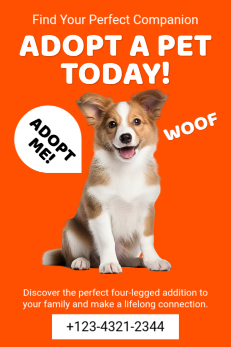 Red Professional Pet Poster Template | PosterMyWall