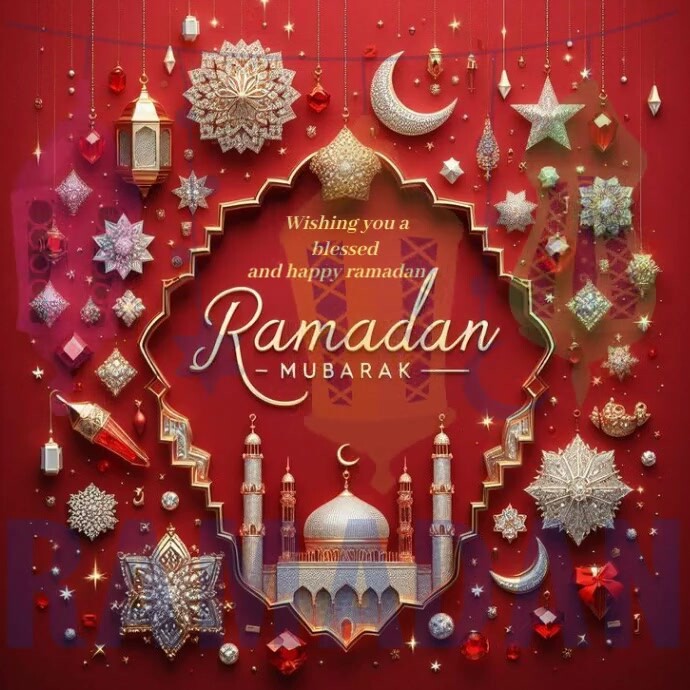 Red Professional Ramadan Instagram Post Template | PosterMyWall