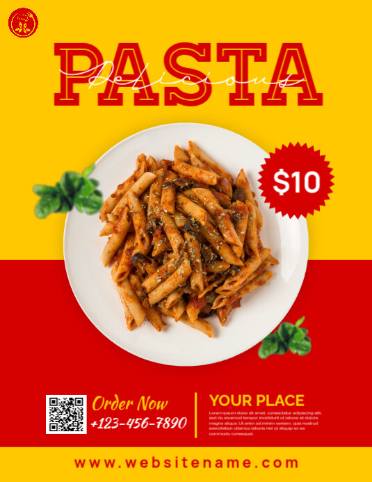 Red Professional Restaurant Menu Flyer (us Letter) Template | PosterMyWall