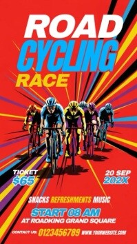 Road Cycling Race Template | PosterMyWall