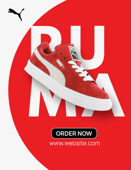 Copy of Red Professional Shoe Ads Flyer (us Letter) | PosterMyWall