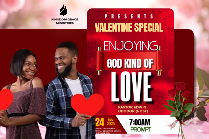 Red Professional Valentine Hangout Poster Template | PosterMyWall