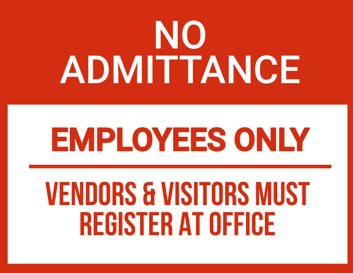 Copy of Red Professional Warning Sign Flyer (us Lette | PosterMyWall