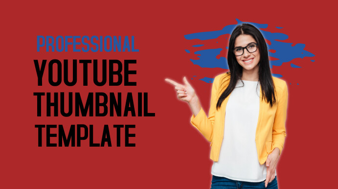 Modèle Red Professional Youtube Thumbnail | PosterMyWall