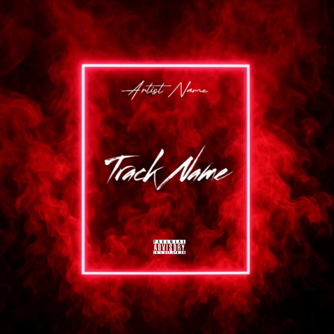 Red Rap Mixtape Album Cover Album Cover Template | PosterMyWall