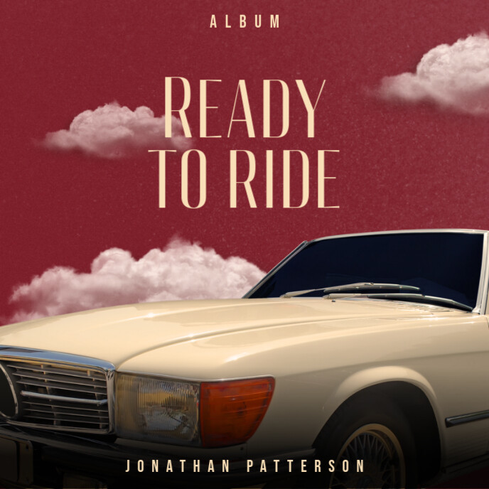 Modèle Red Ready To Ride Album Cover | PosterMyWall
