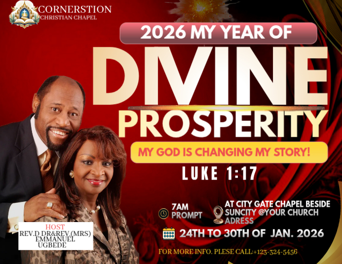 Red Religious Event Flyer Template | PosterMyWall