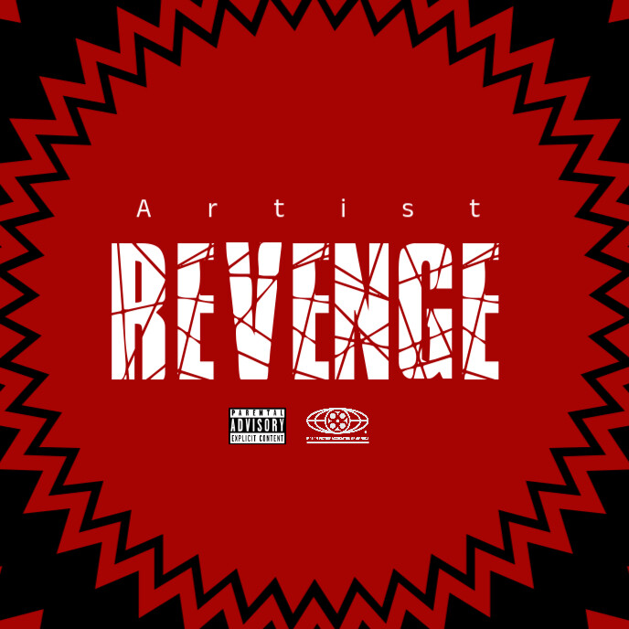 Modèle Red Revenge Mixtape Album Cover Album Cover | PosterMyWall