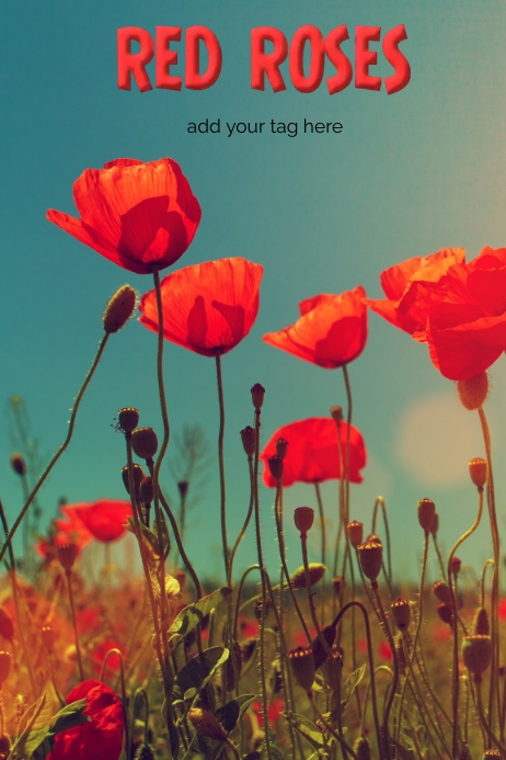 red roses wallpaper Template | PosterMyWall