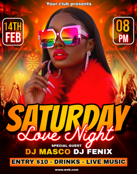 Copy of Red Saturday Event Poster/Wallboard | PosterMyWall