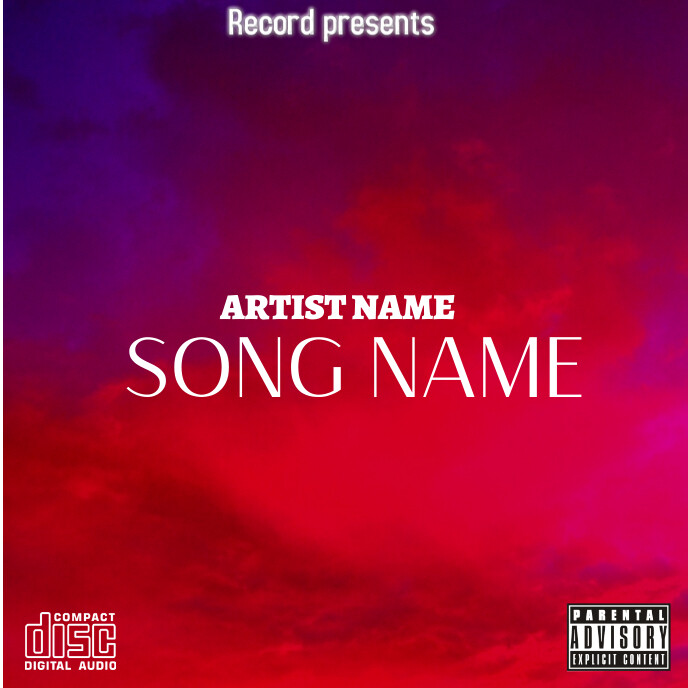 Plantilla de Red Sky Album Cover | PosterMyWall