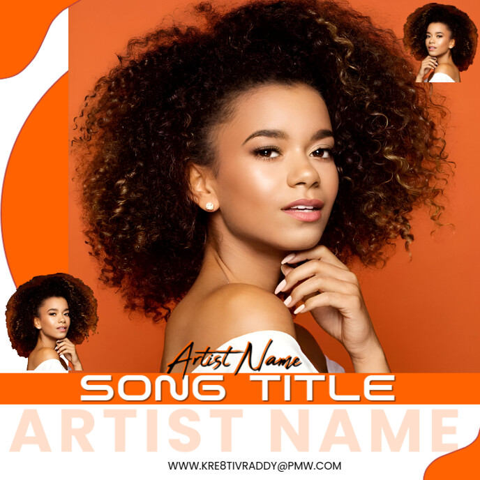 Red Song Album Cover Template | PosterMyWall