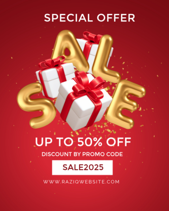 Red Special Sale Instagram Portrait Template | PosterMyWall