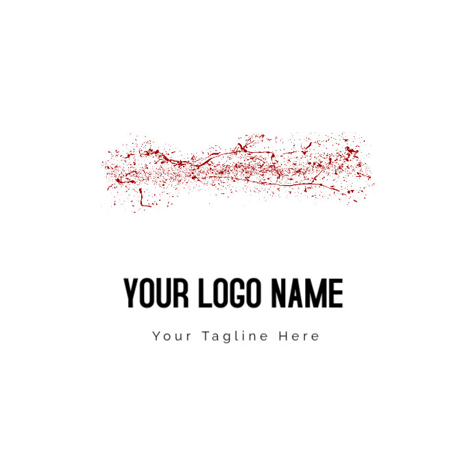 Plantilla de Red Splash Liquid Logo | PosterMyWall