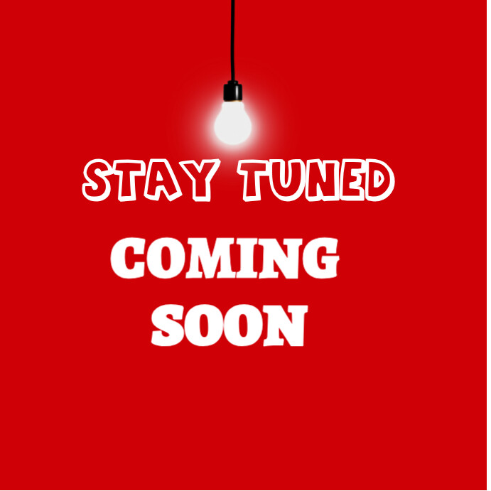 Red Stay Tuned Instagram Post Template | PosterMyWall
