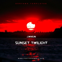 Red Album cover design Template | PosterMyWall