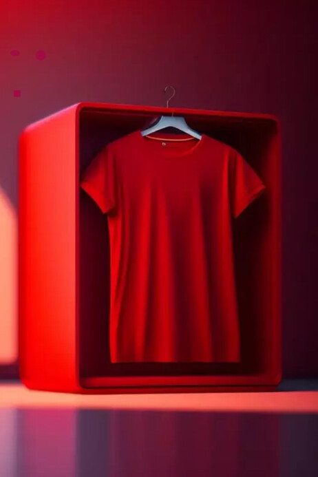 Copy of Red t-shirt frame | PosterMyWall