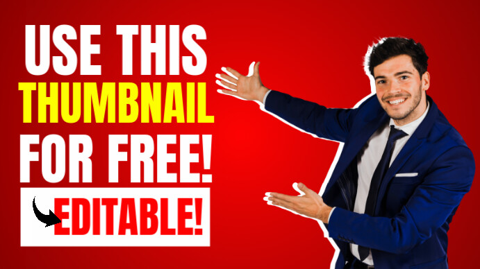 Red Thumbnail free editable background Template | PosterMyWall