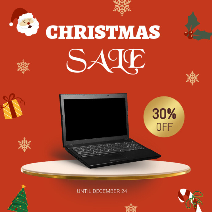 Red Typographic Christ Instagram Post Template | PosterMyWall