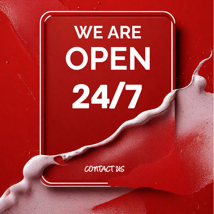 Plantilla de Red Typography Red Instagram Post Editable Te | PosterMyWall