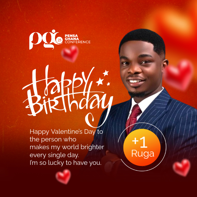 Copy of Red Valentine's Day Greeting Instagram Post | PosterMyWall