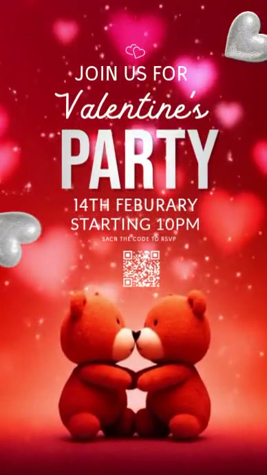 Copy of Red Valentine's Day Party Tabloid | PosterMyWall