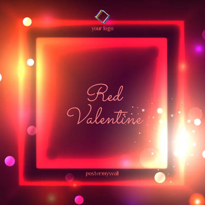 Red Valentine instagram post Template | PosterMyWall