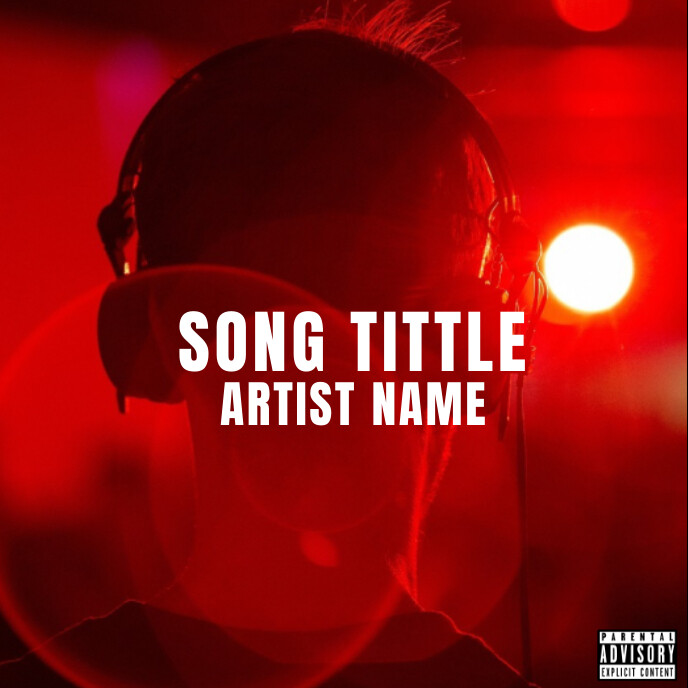 Red Vintage Album Cover Album Cover Template | PosterMyWall