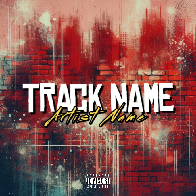 Red Vintage Mixtape Cover Album Cover Template | PosterMyWall