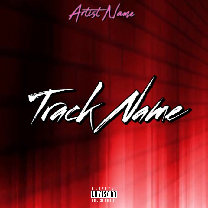 Red Vintage Mixtape Cover Album Cover Template | PosterMyWall